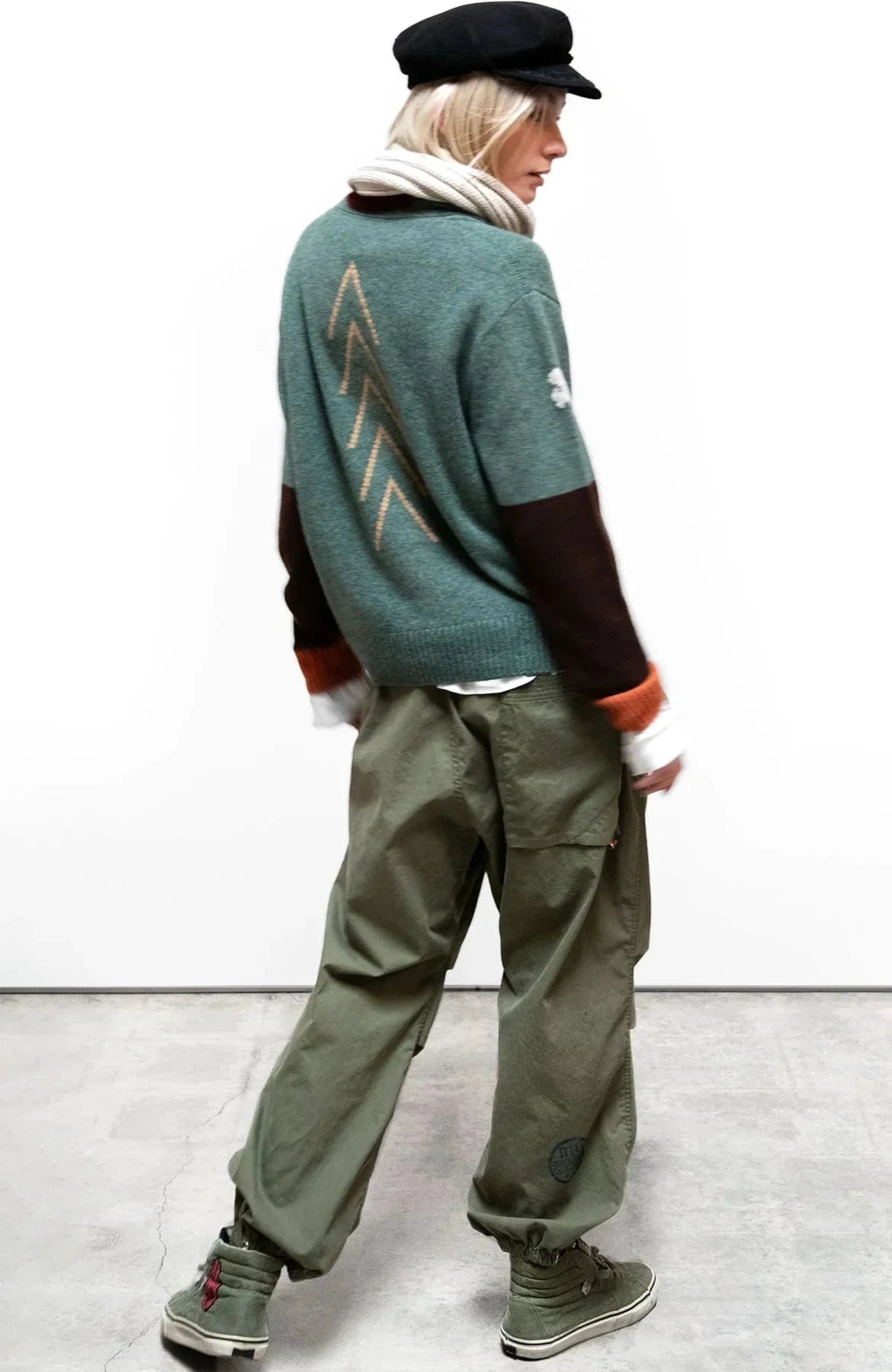 Freecity - Arrows Cashmere in Sage Mix – Basicality