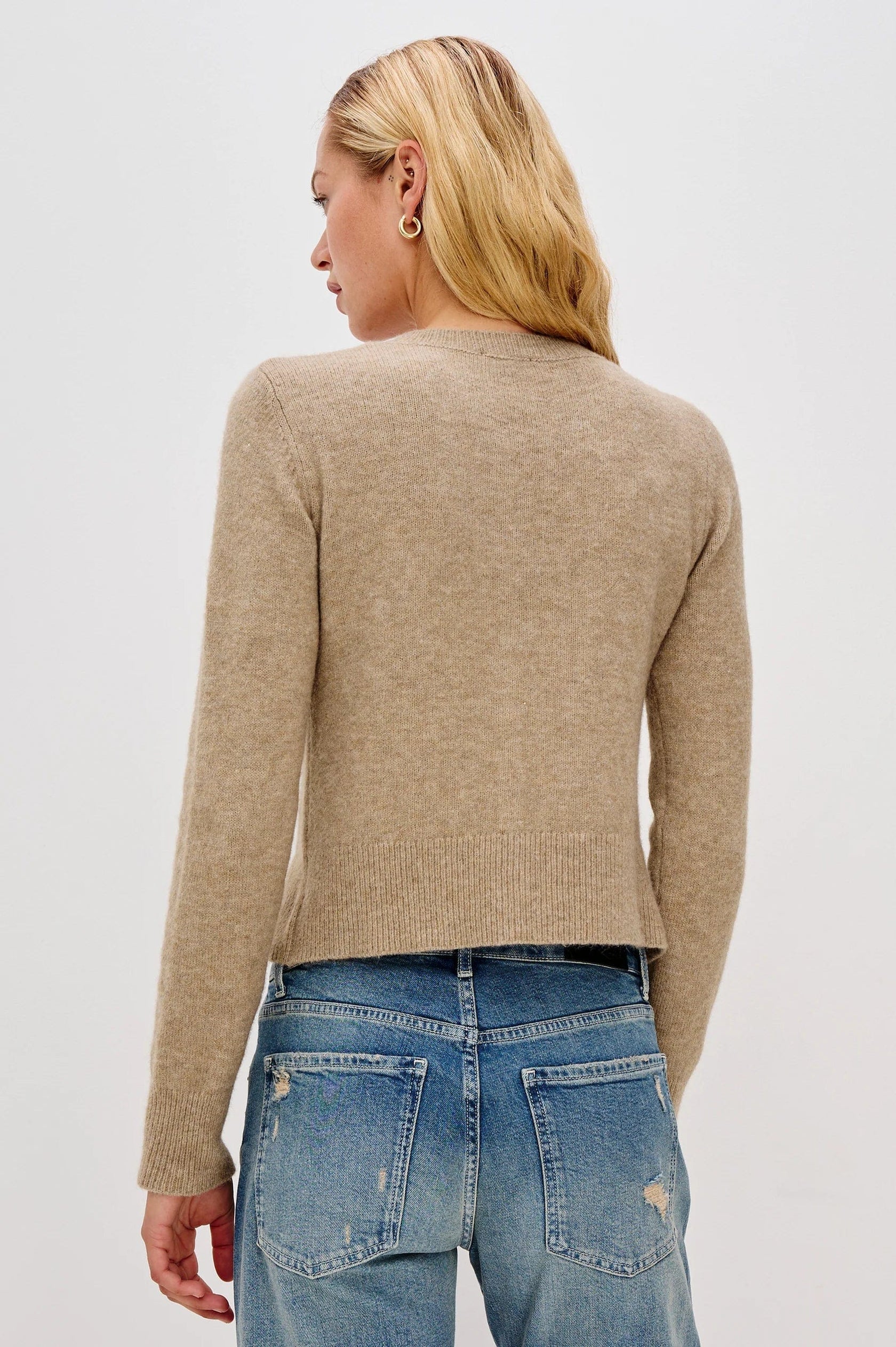 Rails - Matilda sweater in heather oat – Basicality