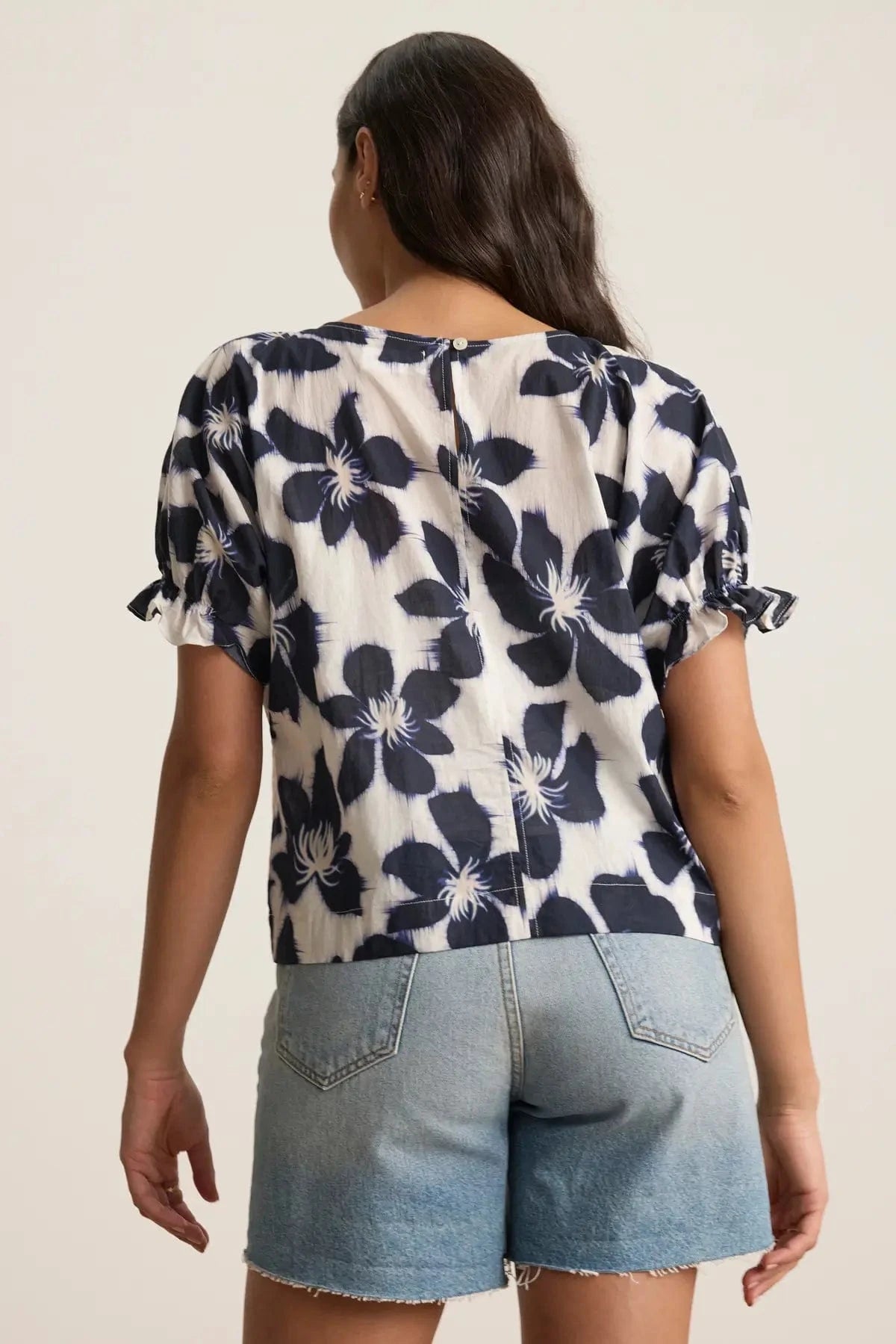 Velvet - Delilah top in Asul – Basicality